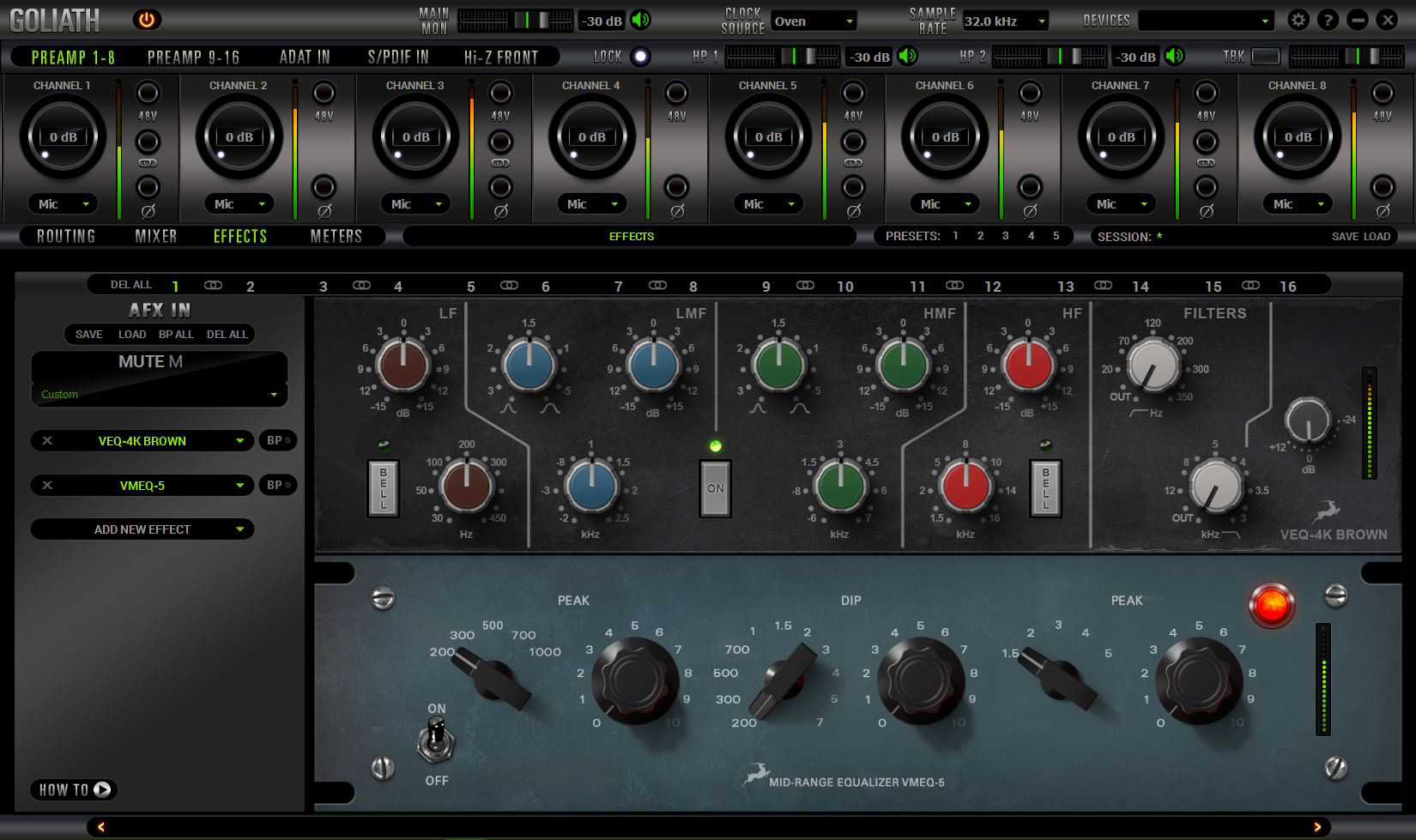 Goliath | 最強のオーディオインターフェイス | Antelope Audio